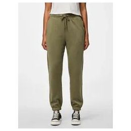Jogginghose Pieces "PCCHILLI HW SWEAT PANTS NOOS BC", Herren, Gr. XL (42), N-Gr, gr&uuml;n (deep lichen gr&uuml;n), Web, Obermaterial: 50% Baumwolle, 50% Polyester, unifarben, regular fit normal, Hosen Jogginghose