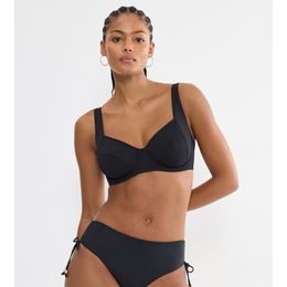 B&uuml;gel-Bikini-Top Triumph "Summer Twist W 01", Damen, Gr. 40, Cup F, schwarz, Microfaser, Obermaterial: 77% Polyamid, 23% Elasthan, Bikini-Oberteile, Minimizer - verkleinert die Brust optisch um eine Cup-Gr&ouml;&szlig;e