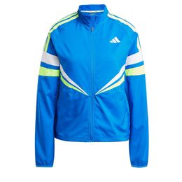 adidas Performance Athletic Jacket 'Adizero' female size 5XL/6XL Azure / Light green / White