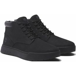 Schn&uuml;rboots Timberland "MAPLE GROVEMID LACE UP SNEAKER", Herren, Gr. 43,5, schwarz (schwarzout), Leder, Schuhe Schn&uuml;rboots, Winterschuhe, Sneakerboots, Winterboots