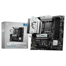MSI Mainboard "B760M GAMING PLUS WIFI", schwarz (schwarz, silber), B:24,38cm T:24,38cm, Mainboards