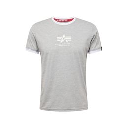 Alpha Industries T-Shirt Herren Gr&ouml;&szlig;e M beige / grau / wei&szlig;