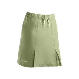 Skort Maier Sports "Fortunit Shortin W", Damen, Gr. 42, apfelgr&uuml;n, 100% Polyester, R&ouml;cke Skort, atmungsaktiver Damen Rock mit integrierter Short, Regular Fit