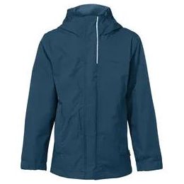 Outdoorjacke Vaude "KIDS ESCAPE LIGHT IV", Kinder, Gr. 122 (128), blau (schwarz sea), Obermaterial: 100% Polyester, unifarben, eingesetzt elastischer Bund, Jacken Outdoorjacke, mit Kapuze, mit Eingrifftaschen, mit reflektierenden Details