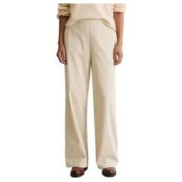 Marc O'Polo Chinohose MARC O'POLO "aus reinem Organic Cotton", Damen, Gr. 42, Normalgr&ouml;&szlig;en, beige (light oat), Cord, Obermaterial: 100% Baumwolle, unifarben, relaxed fit lang, Hosen Chinohose