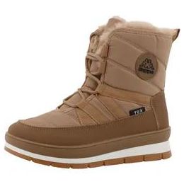 Winterboots Kappa "Philia", Damen, Gr. 40, sand, Synthetik, Schuhe Winterboots, Winterschuhe, Winterstiefel, Snowboots, gef&uuml;ttert, wasserdicht