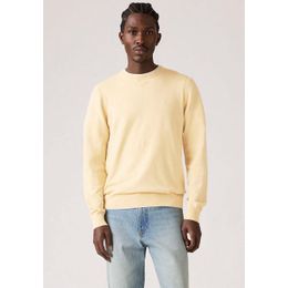 Levi's Rundhalspullover LEVI'S "LIGHTWEIGHT HM SWEATER", Herren, Gr. S, rutabaga pique, Strick, Obermaterial: 100% Baumwolle, regular fit normal, Rundhals, angesetztes B&uuml;ndchen, Pullover Rundhalspullover, Feingerippte Abschl&uuml;sse