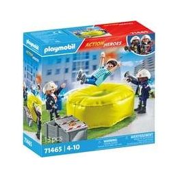 Playmobil 71465 City Action Feuerwehrleute mit Luftkissen, Konstruktionsspielzeug