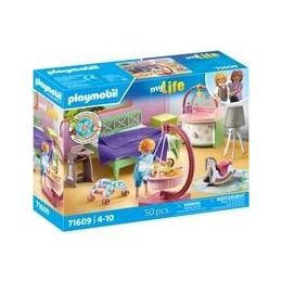 Playmobil 71609 My Life Schlafzimmer mit Babyspielecke, Konstruktionsspielzeug