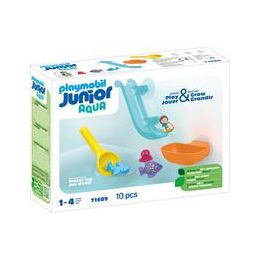 Playmobil 71689 Junior Aqua: Fangspa&szlig; mit Meerestierchen, Konstruktionsspielzeug