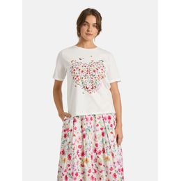 LIEBLINGSST&Uuml;CK T-Shirt LIEBLINGSST&Uuml;CK "DruanaL", Damen, Gr. M, 110, sanftes wei&szlig;, Obermaterial: 100% Baumwolle, regular fit, Rundhals, Shirts T-Shirt, aus 100% Baumwolle