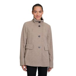 Wolljacke Gil Bret, Damen, Gr. 42, walnut melange, Obermaterial: 75% Wolle, 20% Polyamid, 5% Kaschmir, meliert, regular fit taillenbedeckt, gerader Abschluss, Jacken, mit Taschen