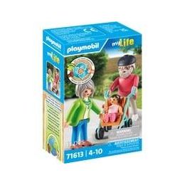 Playmobil 71613 My Life Gro&szlig;eltern mit Baby, Konstruktionsspielzeug