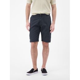 Cargoshorts Lerros "Cargo Bermuda aus robuster Baumwolle", Herren, Gr. 31, blau night, 100% Baumwolle, Hosen