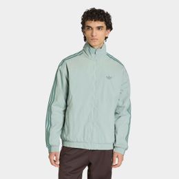 Trainingsjacke adidas originals "FIREBIRD WOVEN TRACK", Herren, Gr. M, wonder sage, tech emerald, Obermaterial: 100% Polyamid, Jacken Trainingsjacke