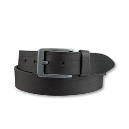 Bernd G&ouml;tz Lederg&uuml;rtel BERND G&Ouml;TZ "Lederg&uuml;rtel aus dickem Kernwalkleder mit solider Schlie&szlig;e", Herren, Gr. 80, schwarz, Rindsleder, G&uuml;rtel Lederg&uuml;rtel
