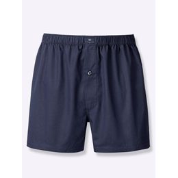 WITT Herren Boxershorts, marine + marine-gestreift, Gr&ouml;&szlig;e 8
