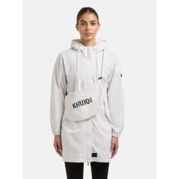 Kurzmantel Khujo "Ameti", Damen, Gr. S (36), sanftes wei&szlig;, Material: 100% Nylon, gerade Po-bedeckend, hoch geschlossener Ausschnitt, &Auml;rmel ohne &Auml;rmelschlitz elastischer Bund mit Windstopper, M&auml;ntel Kurzmantel, Ultraleichter kurzer &Uuml;bergangsmantel