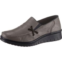 Loretta Damen Slipper grau, Gr&ouml;&szlig;e 40
