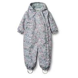 Jumpsuit Wheat "Wheat Snowsuit Adi", M&auml;dchen, Gr. 98, soft rain flowers, 100% Nylon, unifarben, normal, Overalls Jumpsuit