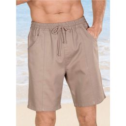Herren Bundfaltenhose beige, Gr&ouml;&szlig;e 52