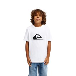 T-Shirt Quiksilver "Ev Comp Logo", Jungen, Gr. 10, wei&szlig;, Obermaterial: 100% Walkfrottier;, Shirts T-Shirt