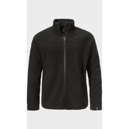 Sch&ouml;ffel Fleecejacke SCH&Ouml;FFEL "CIRC Fleece Jk Style Purga WMS", Damen, Gr. 34, 9990, schwarz, Oberstoff: 100% Polyester, relaxed fit, hoch geschlossener Ausschnitt, Jacken Fleecejacke