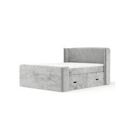 maison de r&ecirc;ve Boxspringbett mit Stauraum grau Ma&szlig;e (cm): B: 198 H: 117 &raquo; M&ouml;bel Kraft