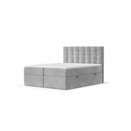 maison de r&ecirc;ve Boxspringbett mit Stauraum Sansa grau Ma&szlig;e (cm): B: 142 H: 120 &raquo; M&ouml;bel Kraft