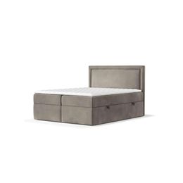 maison de r&ecirc;ve Boxspringbett mit Stauraum braun Ma&szlig;e (cm): B: 122 H: 120 &raquo; M&ouml;bel Kraft