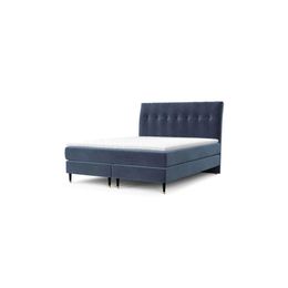 maison de r&ecirc;ve Boxspringbett blau Ma&szlig;e (cm): B: 142 H: 120 &raquo; M&ouml;bel Kraft