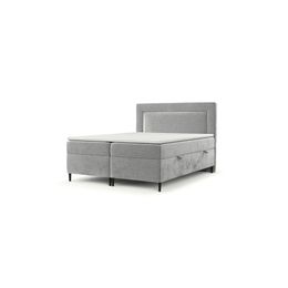 maison de r&ecirc;ve Boxspringbett mit Stauraum grau Ma&szlig;e (cm): B: 142 H: 123 &raquo; M&ouml;bel Kraft