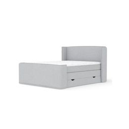 maison de r&ecirc;ve Boxspringbett mit Stauraum grau Ma&szlig;e (cm): B: 158 H: 117 &raquo; M&ouml;bel Kraft