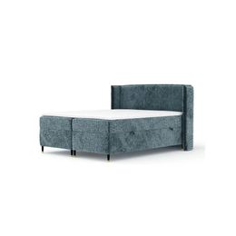 maison de r&ecirc;ve Boxspringbett mit Stauraum Segni blau Ma&szlig;e (cm): B: 158 H: 117 &raquo; M&ouml;bel Kraft
