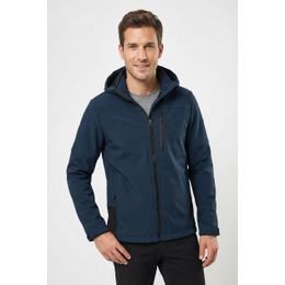 Softshelljacke Killtec "KOS 369 MN SFTSHLL JCKT", Herren, Gr. S, nachtblau, Obermaterial: 90% Polyester, 10% Elasthan. Futter: 100% Polyester, Jacken Softshelljacke, &Uuml;bergangsjacke