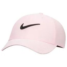 Baseball Cap Nike "U NK DF CLUB CAP S CB P", Damen, Gr. S, med soft pink, schwarz, Obermaterial: 100% Polyester, Caps, mit Tri-Glide Verschluss, f&uuml;r Erwachsene, sportlicher Stil