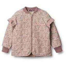 Allwetterjacke Wheat "Wheat Thermo Jacket Ellas", M&auml;dchen, Gr. 128, rose dust tapestry, 100% Polyester, normal, amerikanischer Ausschnitt, Jacken, reflektierend