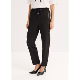 bonprix Schlupfhose mit Bequembund, schwarz, Gr.38, Komfortable Schlupfhose mit Bequembund