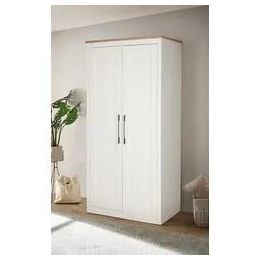 Kleiderschrank OTTO HOME "B&uuml;sum Schlafzimmer Schrank", wei&szlig;, B:100cm H:210cm T:60cm, Holzwerkstoff, MDF, Schr&auml;nke, Kleiderschrank, Schlafzimmerschrank Landhaus Design Garderobe Schrank Bestseller