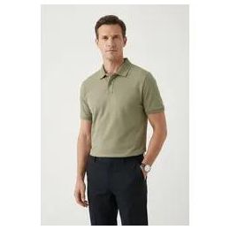 Poloshirt Fynch-Hatton, Herren, Gr. 4XL, pistachio, Web, Obermaterial: 100% Baumwolle, unifarben, regular fit normal, ohne Ausschnitt, Shirts, regular fit Passform, 2-Knopf-Kragen, aus reiner Baumwolle