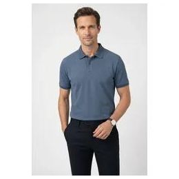 Poloshirt Fynch-Hatton, Herren, Gr. 4XL, horizon, Web, Obermaterial: 100% Baumwolle, unifarben, regular fit normal, ohne Ausschnitt, Shirts, regular fit Passform, 2-Knopf-Kragen, aus reiner Baumwolle