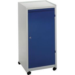 Sch&auml;fer Shop Werkzeugschrank, Kugel-Lenkrollen, H 1000 x B 500 x T 500 mm, lichtgrau/blau