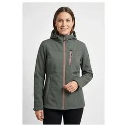 Softshelljacke Killtec "KOS 89 WMN SFTSHLL JCKT", Damen, Gr. 44, sage, Obermaterial: 100% Polyester. Futter: 100% Polyester, Jacken Softshelljacke