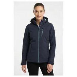 Softshelljacke Killtec "KOS 89 WMN SFTSHLL JCKT", Damen, Gr. 46, nachtblau, Obermaterial: 100% Polyester. Futter: 100% Polyester, Jacken Softshelljacke