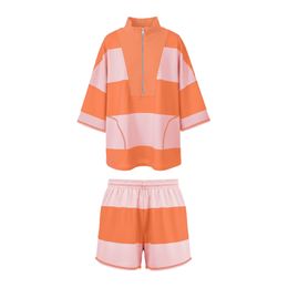 Imily Bela Set 'Active' Damen Gr&ouml;&szlig;e 42 orange / rosa