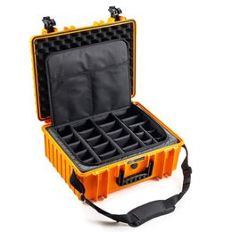 B&W International B&W Photo Set Case Typ 6000 mit Photo Bag orange