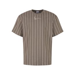 Karl Kani T-Shirt 'Essential' Herren Gr&ouml;&szlig;e XXS creme / braun / wei&szlig;