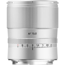 TTArtisan AF 75mm f2 Nikon Z (Vollformat) silber