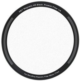 H&Y Black Mist Magnetic 1/4 Clip-on Filter for REVORING 58-77mm