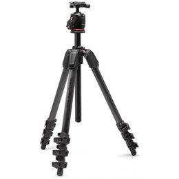 Manfrotto 055XPRO Carbon ARCA Kit Stativ mit Kugelkopf 4 Segmente